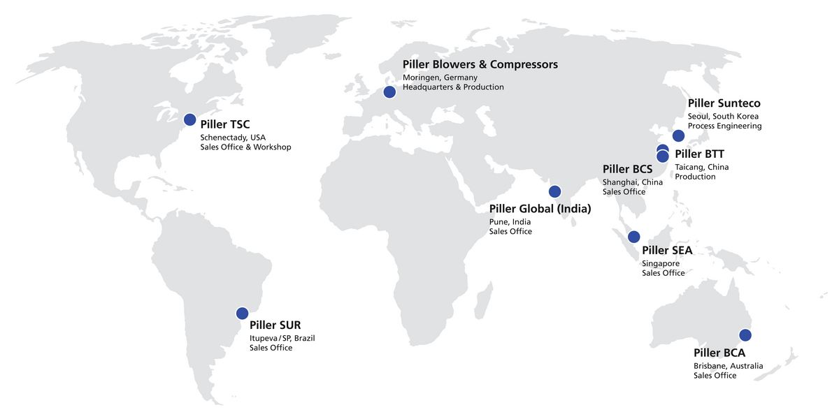 PILLER with a new location in Australia
