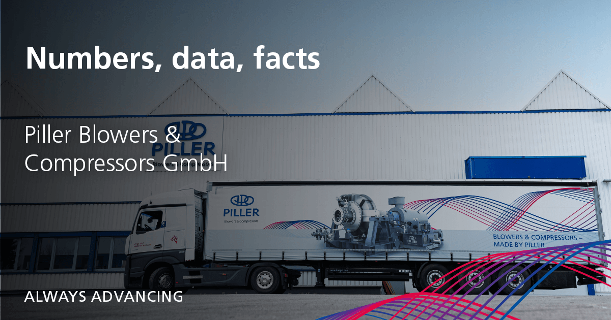 Numbers, data & facts - PILLER Blowers & Compressors