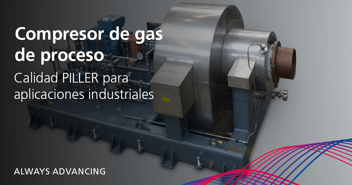 Compresores de gas de proceso para todas las industrias