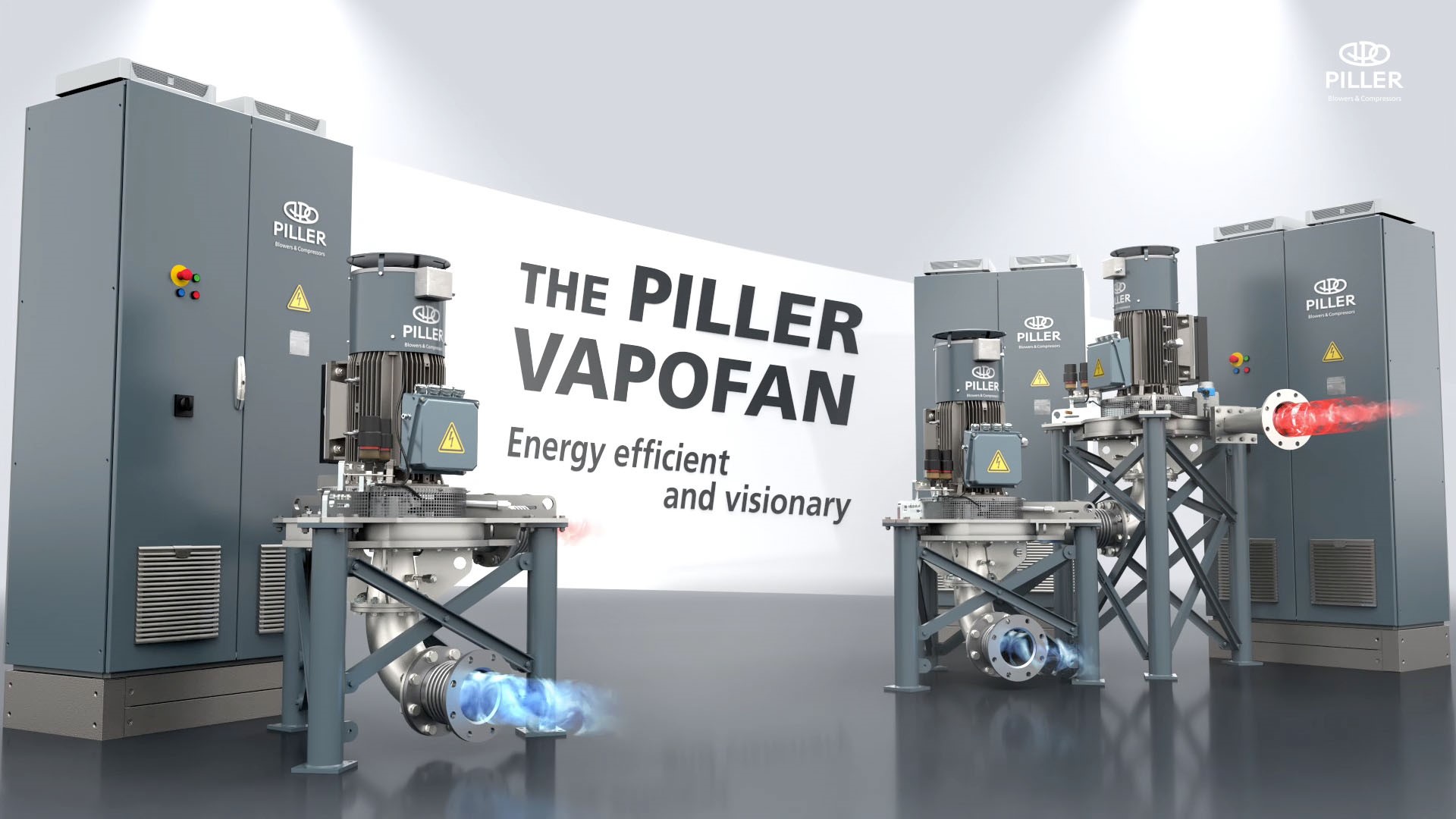 Low flow MVR Blower - The PILLER VapoFan® 1.0
