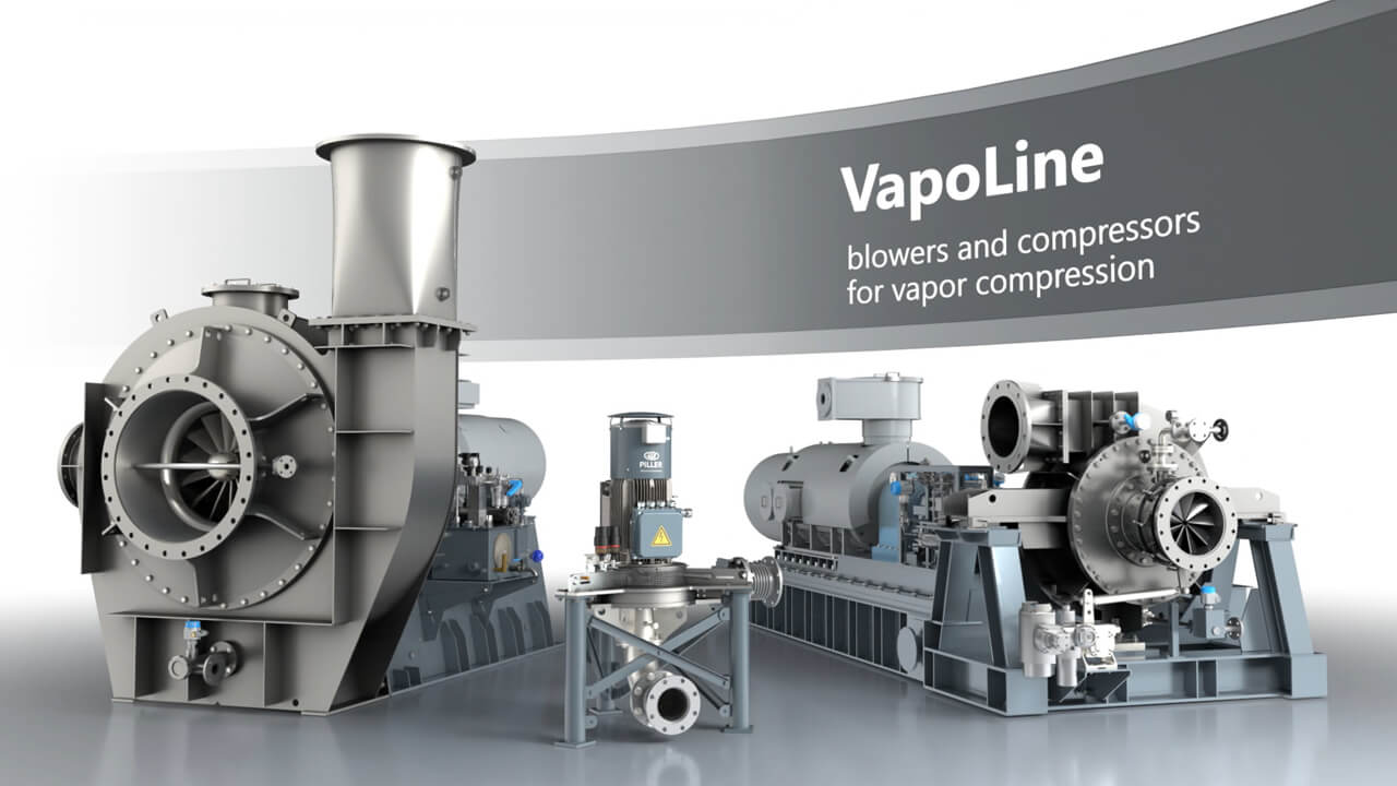 Superior blower & compressor technology for MVR applications